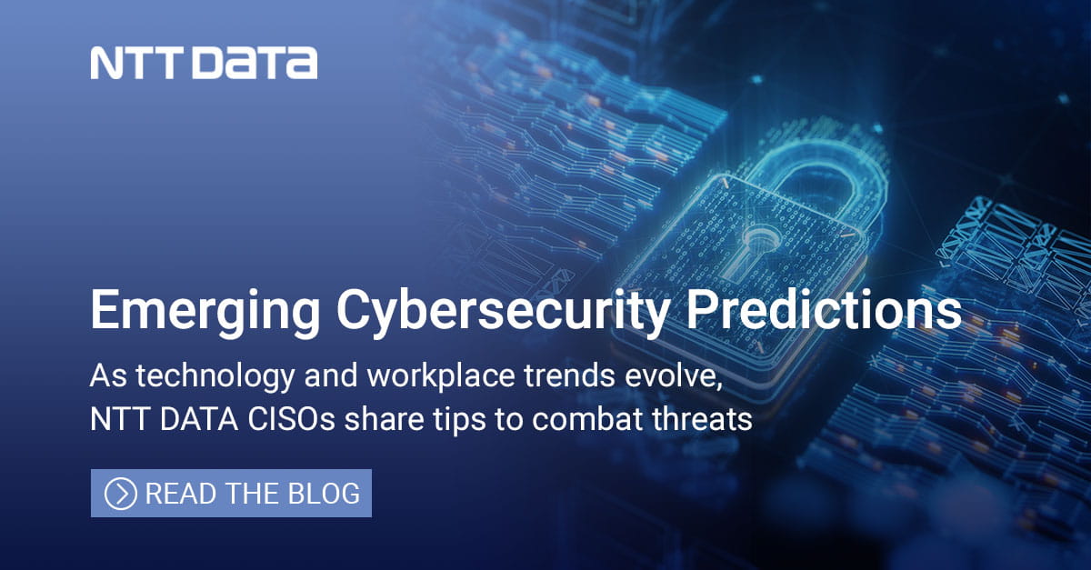 Executive Cybersecurity Awareness for 2022 | NTT DATA